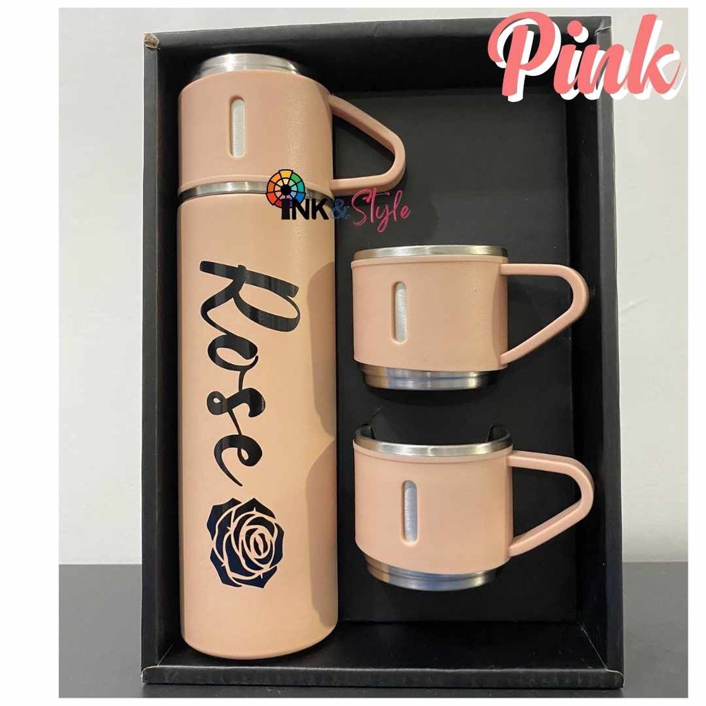 Ink and Style PH - Personalized Top Grade Stainless Steel Thermos Flask w/ Gift 500ml Modern ...
