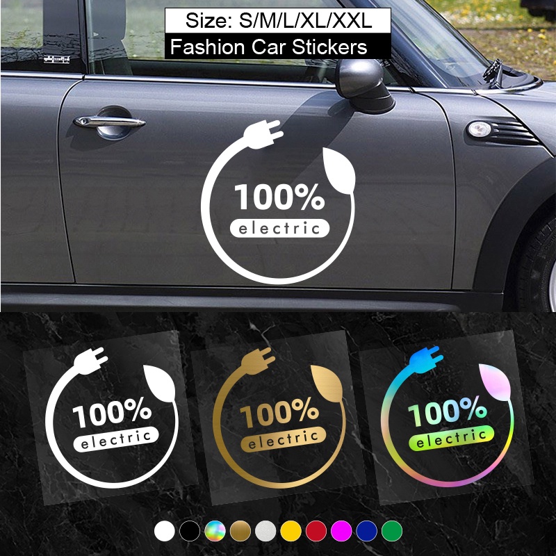 Popular Charging Sign Self Adhesive Car Stickers New Energy Waterproof ...