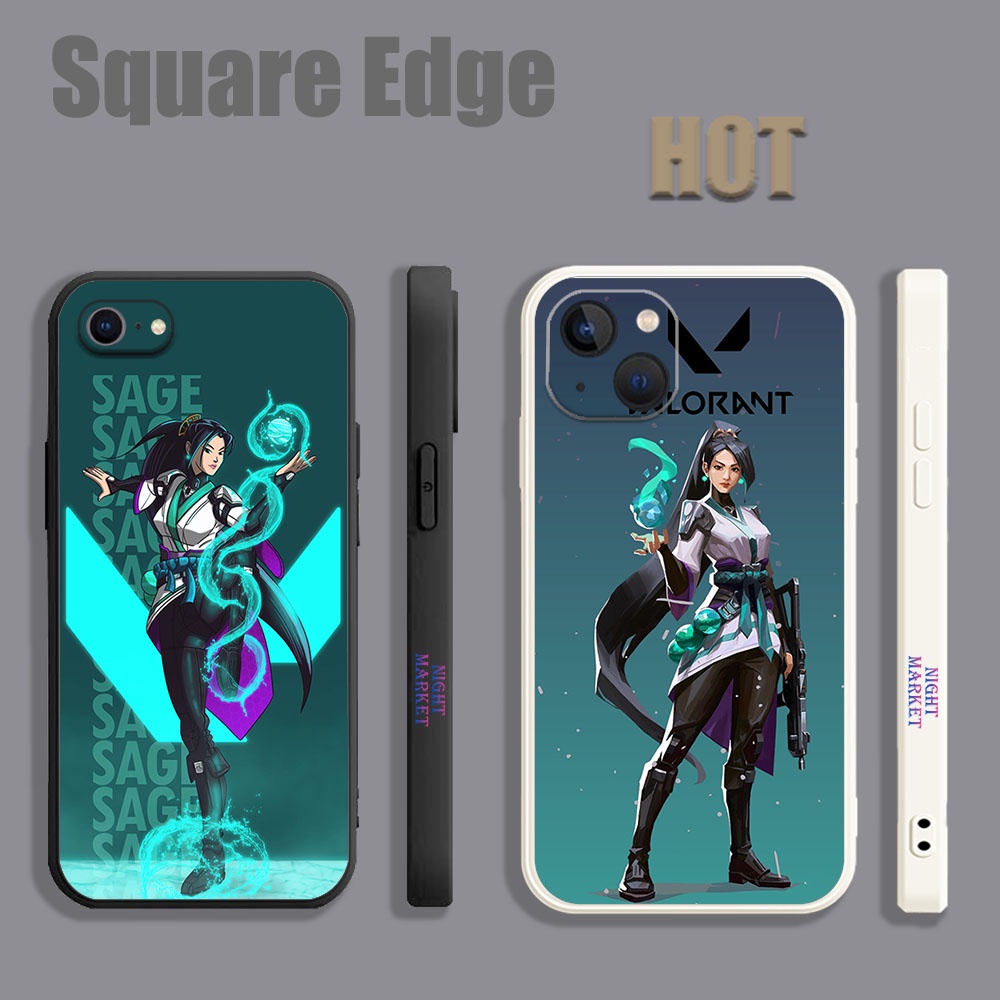 Night Market Valorant Sage beauty XCZ11 For iPhone 14 Pro Max Plus ...