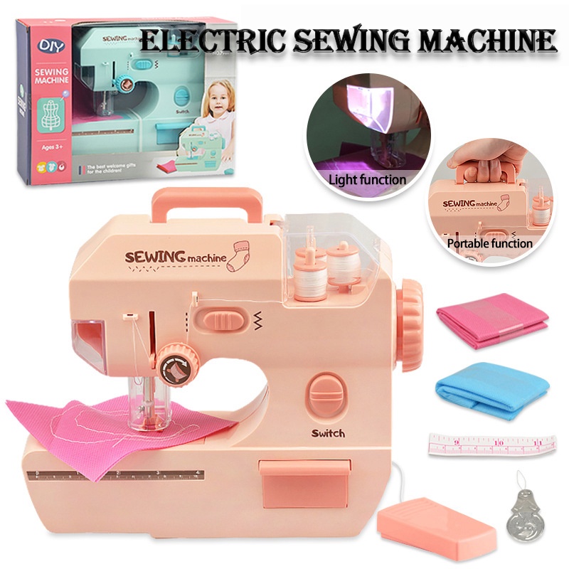 Children's electric sewing machine simulation small household ...