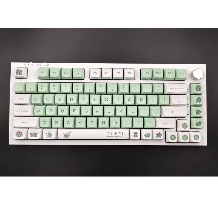 Xda Keycap Frog Seed Pikachu Mechanical Keyboard Keycap Cute Green ...