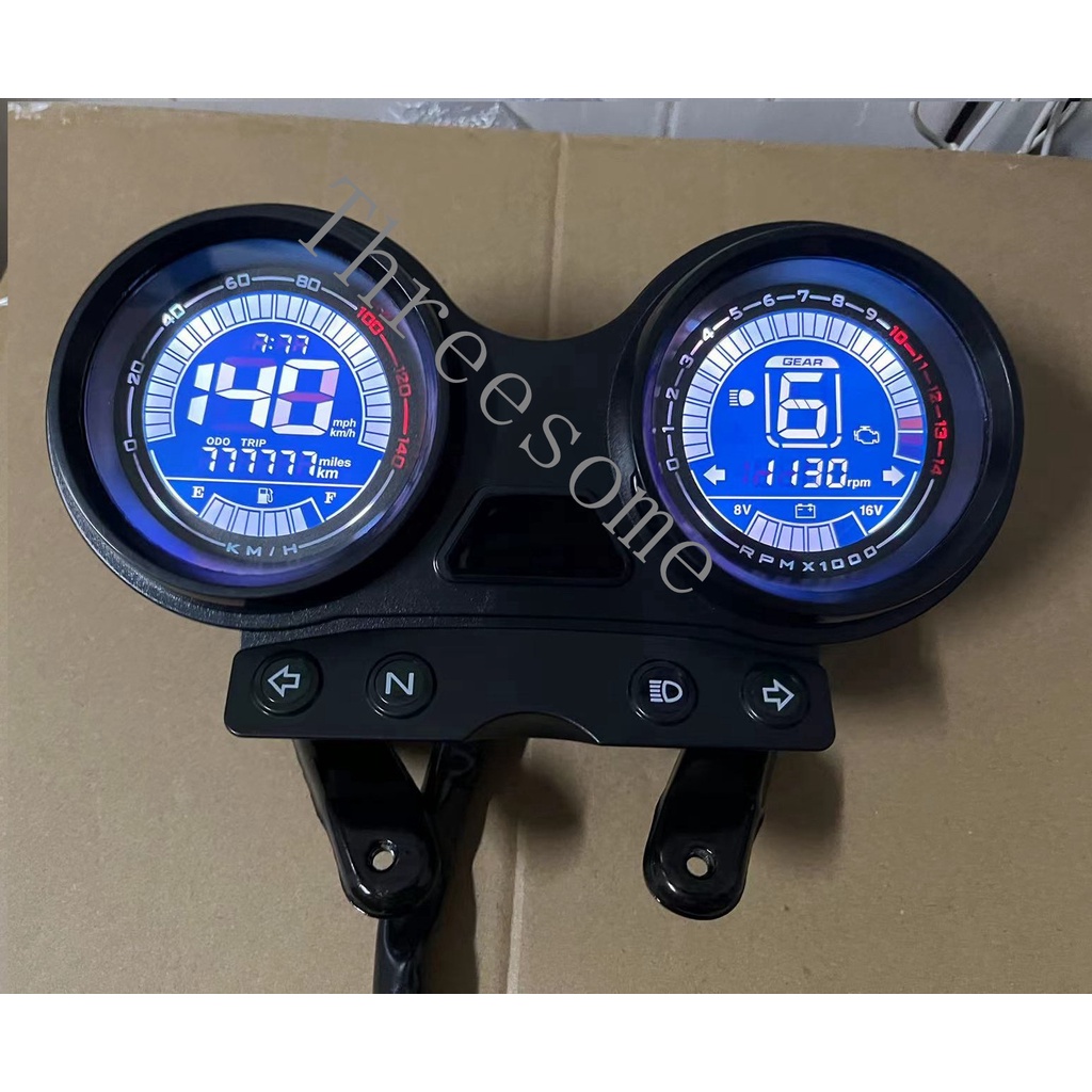For YAMAHA RXZ Catalyzer Catal 5pv YBR125 YBR 125 Digital Meter ...