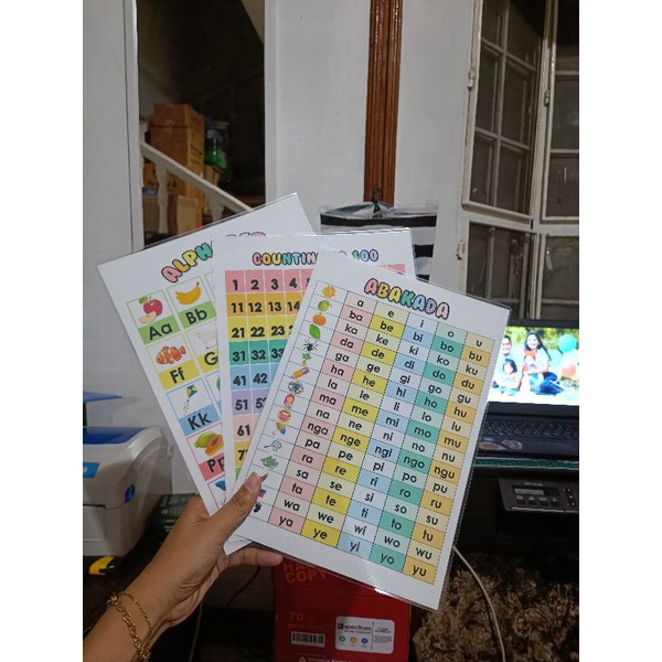 Laminated Charts for Kids | Shopee Philippines