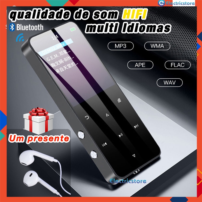 【Built in Memory】Metal Touch Screen MP3 MP4 Bluetooth Player Music ...