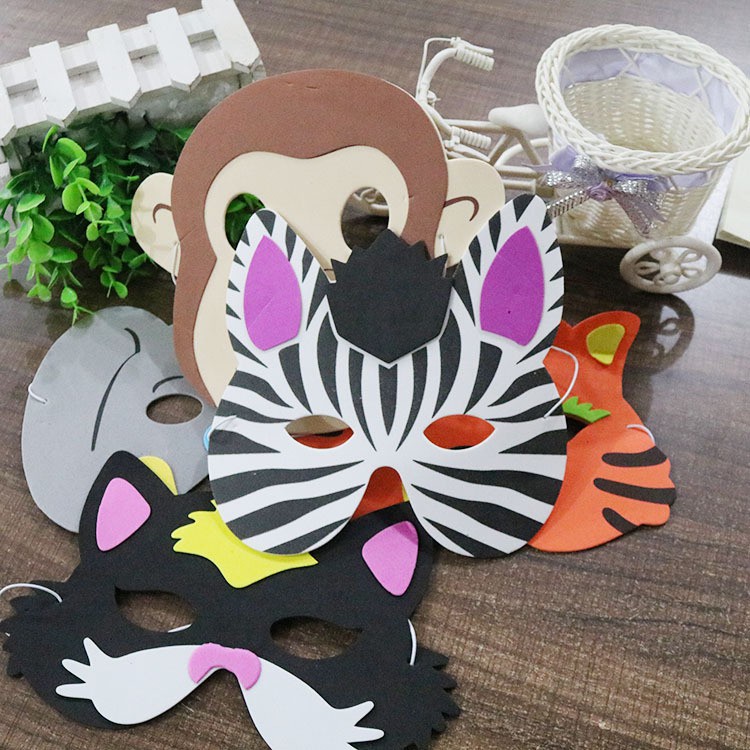 Birthday Party EVA Foam Animal Masks for Kids Birthday Party Favors ...