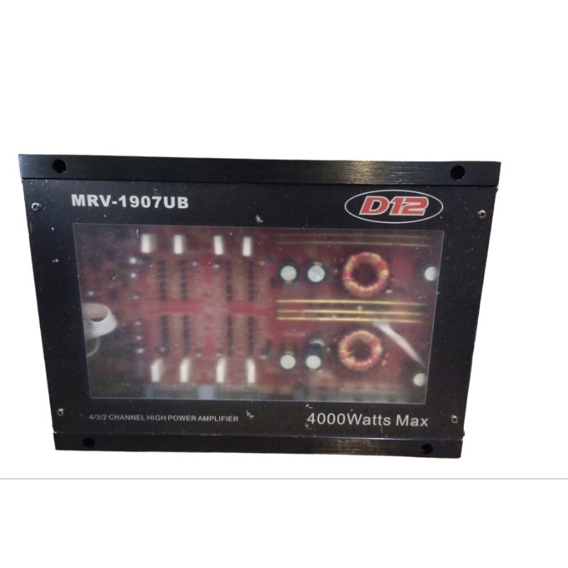 CAR AMPLIFIER MRV - 1907UB 4000 WATTS /4 CHANNEL MOSFET | Shopee ...