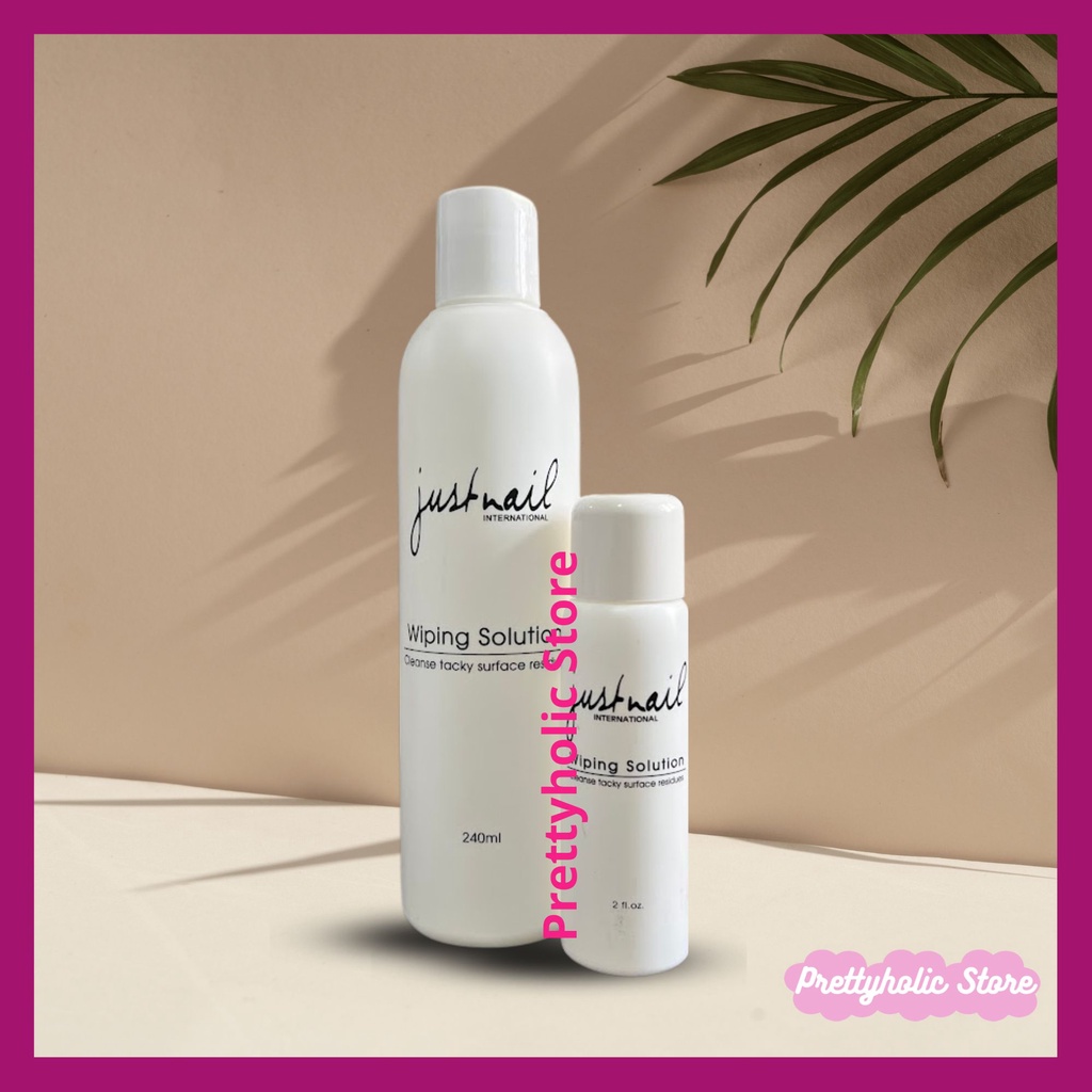 Just Nail Wiping Solution Gel Cleanser 60ml / 240ml | Shopee Philippines