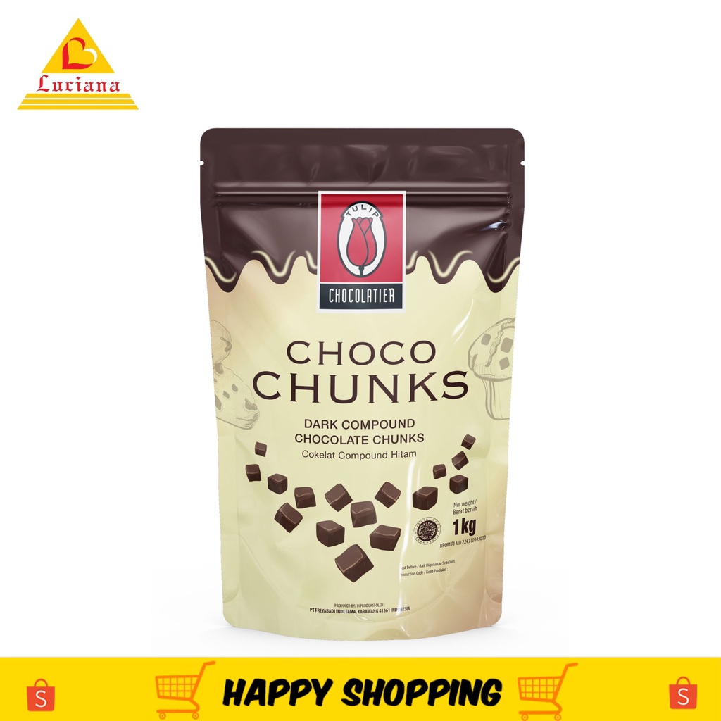 Tulip Choco Chunk 1kg | Shopee Philippines