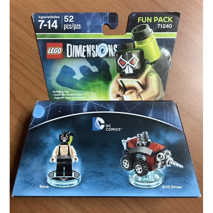 LEGO Dimensions Set 71240 - Fun Pack, DC Comics, Bane and Drill Driver ...
