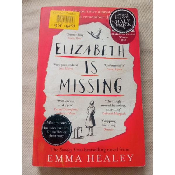 Elizabeth Is Missing by: Emma Healey | Shopee Philippines