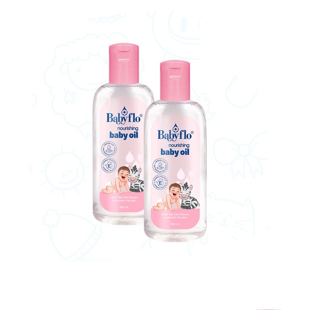 Babyflo Baby Oil Skin Nourishing 100ml Pack of 2 | Shopee Philippines
