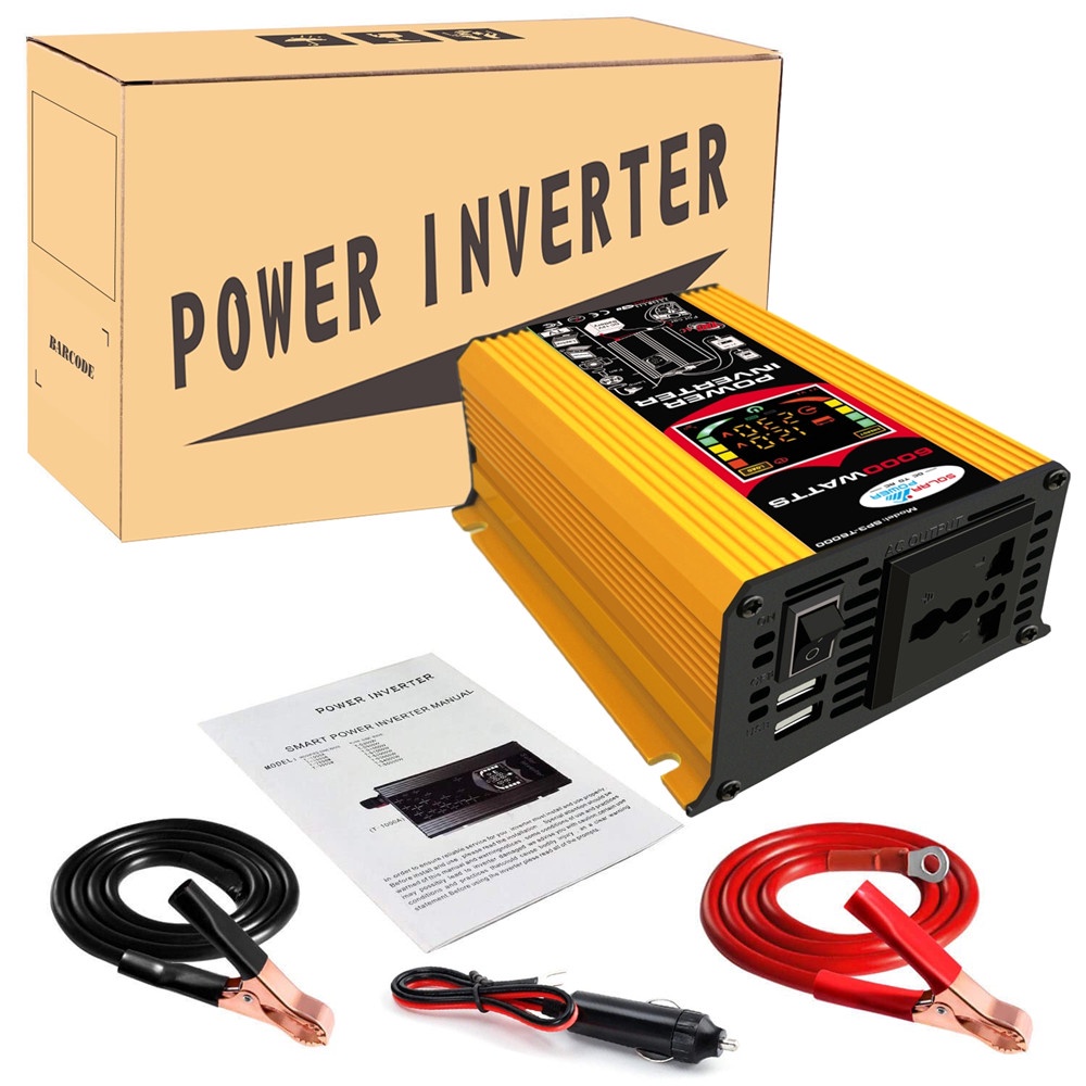 Solar Power Battery Inverter Convertor Transformer 12v to 220 v 500W ...