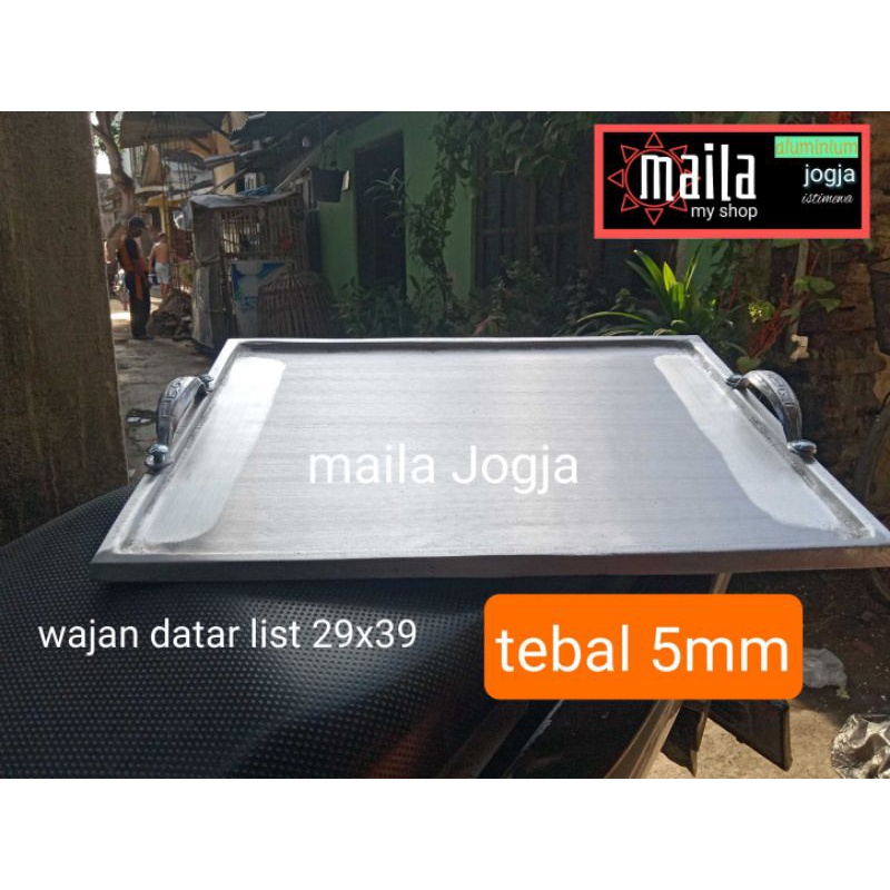 (wlpg40) Frying Pan list Bread Handle 29.5x39 martabak Egg Sausage ...