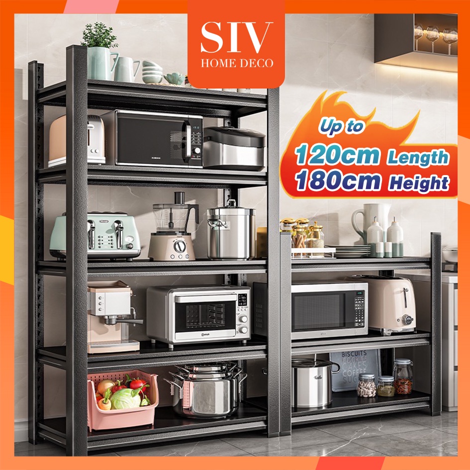 【Extra Strong】SIV Steel Rack Boltless Multi Purpose Storage Shelf For ...