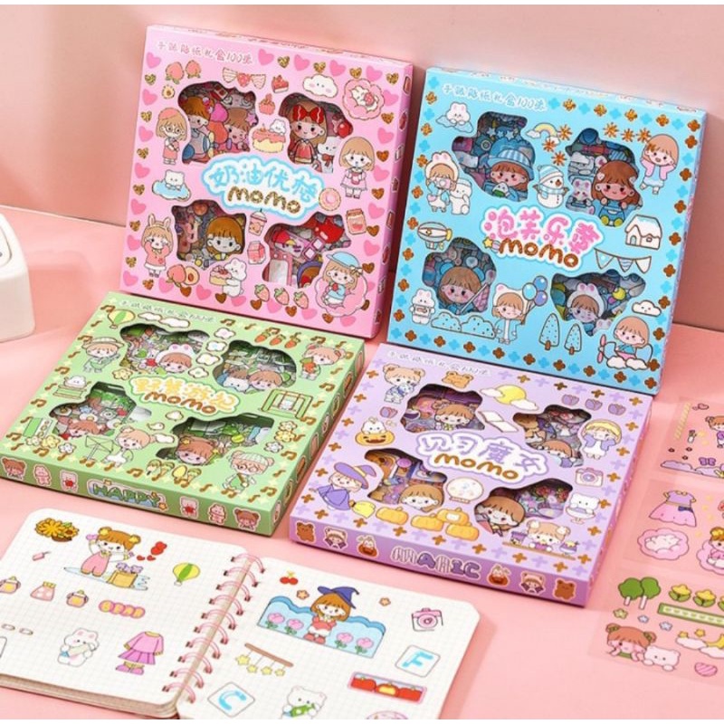 Momo 2D Stickers 25pcs Aesthetic Cute waterproof | Shopee Philippines