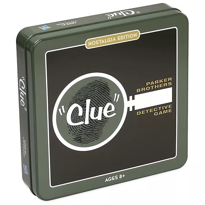 Clue 1963 Nostalgia Edition Limited Edition Tin Box Case Detective Game ...