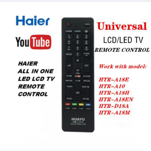 Equipment remote control for Haier htr-a18en/htr-a18h/htr-a10/ribbon rm ...