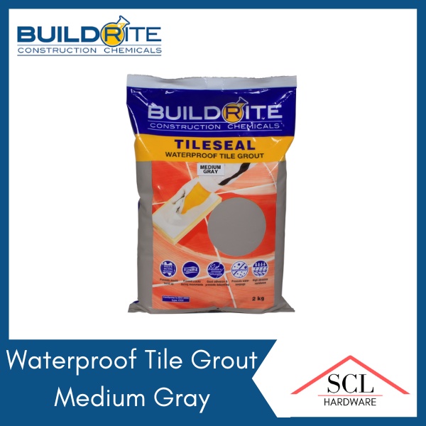 BUILDRITE Tile Seal Waterproof Tile Grout 2kg/bag | Shopee Philippines