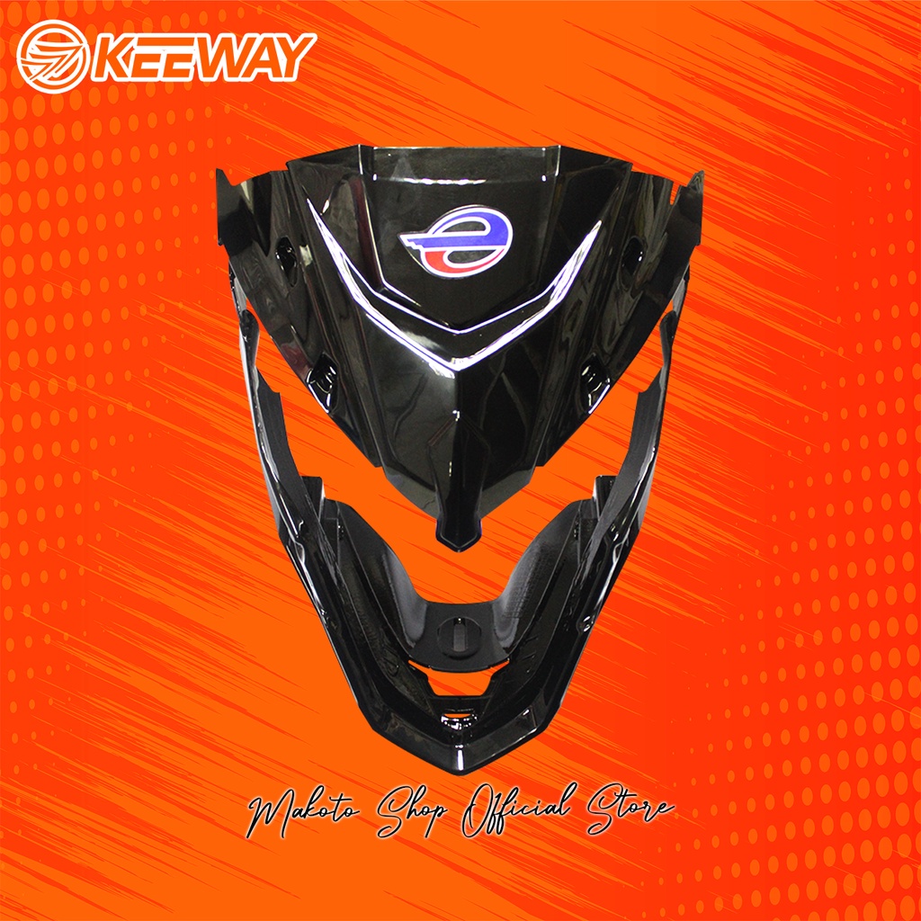 Euro Motors Cowling Front (Black) (Flash 150) | Shopee Philippines