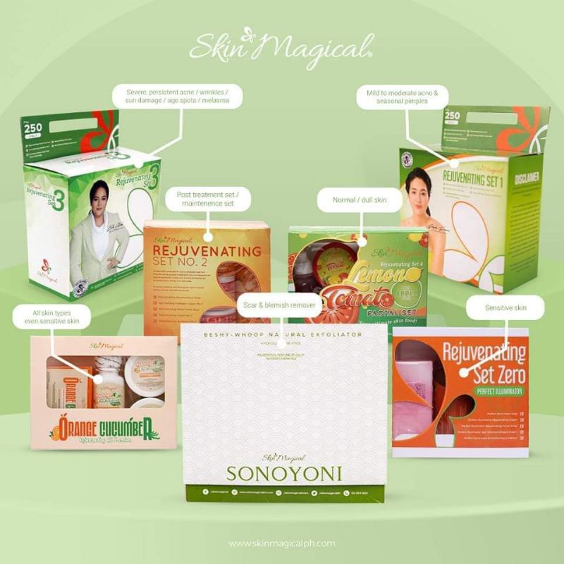 SKIN MAGICAL SETS 0 | 1 | 2 | 3 | 4 | Sonoyoni | OC | | Shopee Philippines