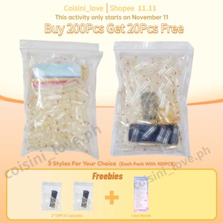 100Pcs Lovely Capsule Message Paper Letter Pill Shaped Mini Capsule ...