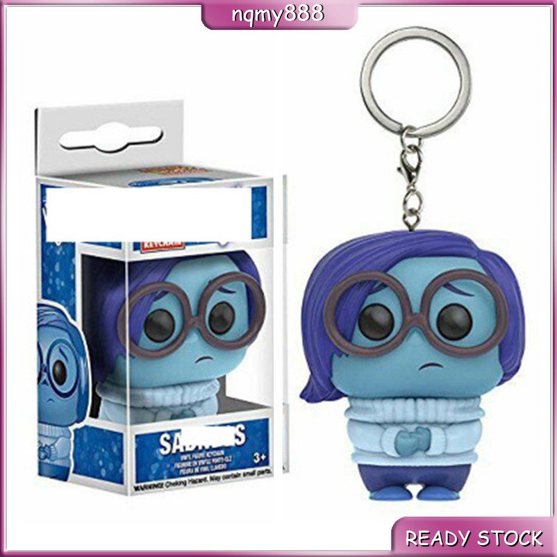 Funko Pop Inside Out Sadness Keychian Key Ring Pendant | Shopee Philippines