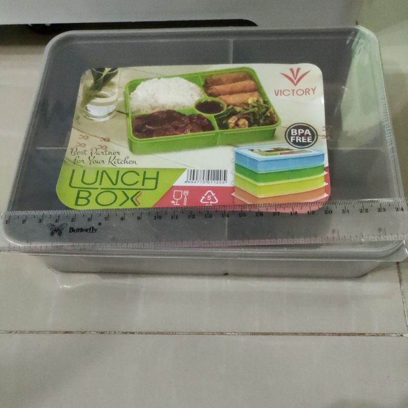 Lunch Container (Lunch Container) 5 Compartments Food Grade Lunch Box ...