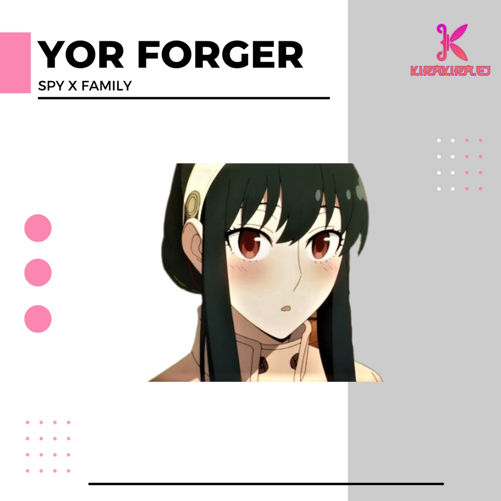 STICKER Yor Forger Sticker Spy x Family Water Proof Vinyl Anime Sticker ...