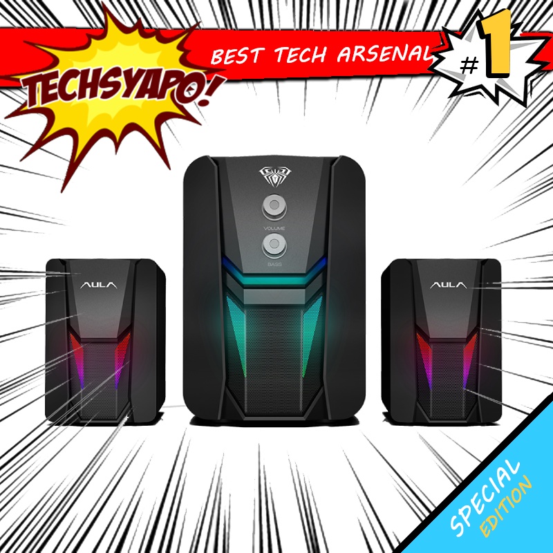 AULA WIND N-189 STYLISH AND PORTABLE GAMING SPEAKER | Shopee Philippines