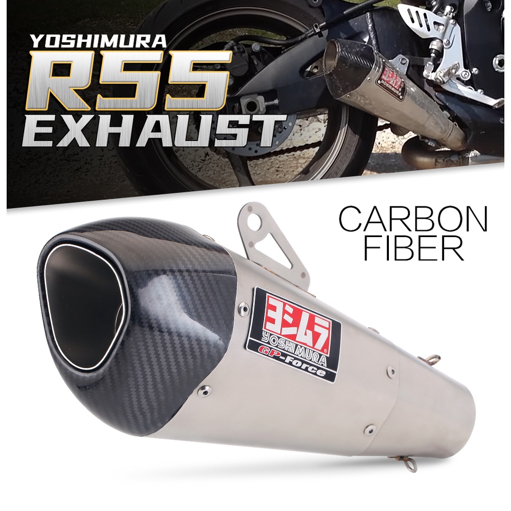 Motorcycle Modified Muffler Yoshimura R55 Exhaust Pipe GSXR1000 CBR500 ...