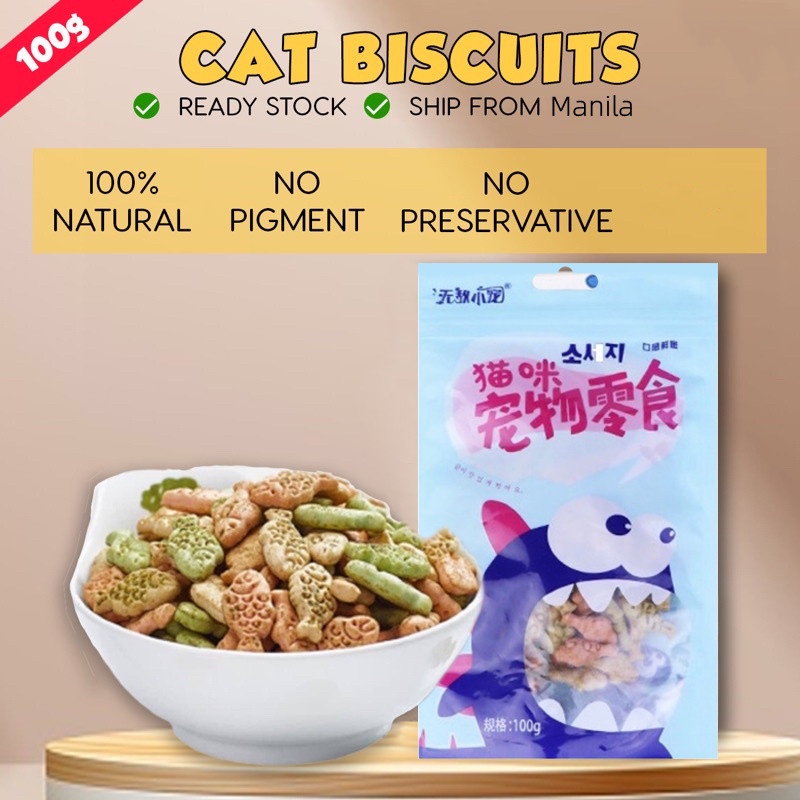 DEVEBY Cat Biscuits Cat Treats Cat Snacks Chicken Tuna Salmon Catnip ...