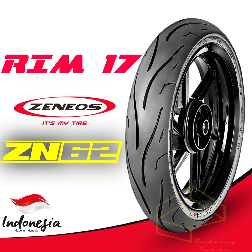 Zeneos ZN62 Motorcycle Tire Rim 17 (Tubeless) | Shopee Philippines