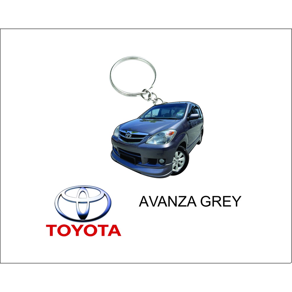 toyota avanza grey keychain keychain 2d kereta avanza | Shopee Philippines