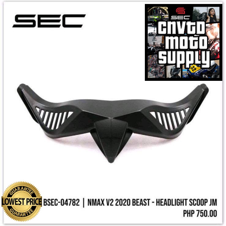 Nmax v2 2020 beast headlight scoop | Shopee Philippines