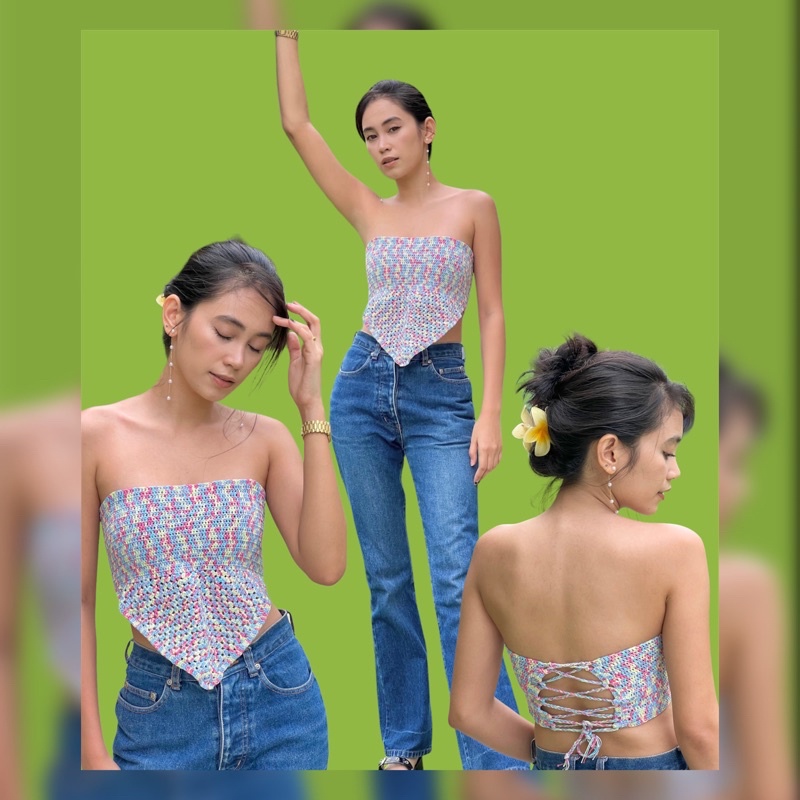 Crochet Tube Top (Limited Stocks Only) | Shopee Philippines
