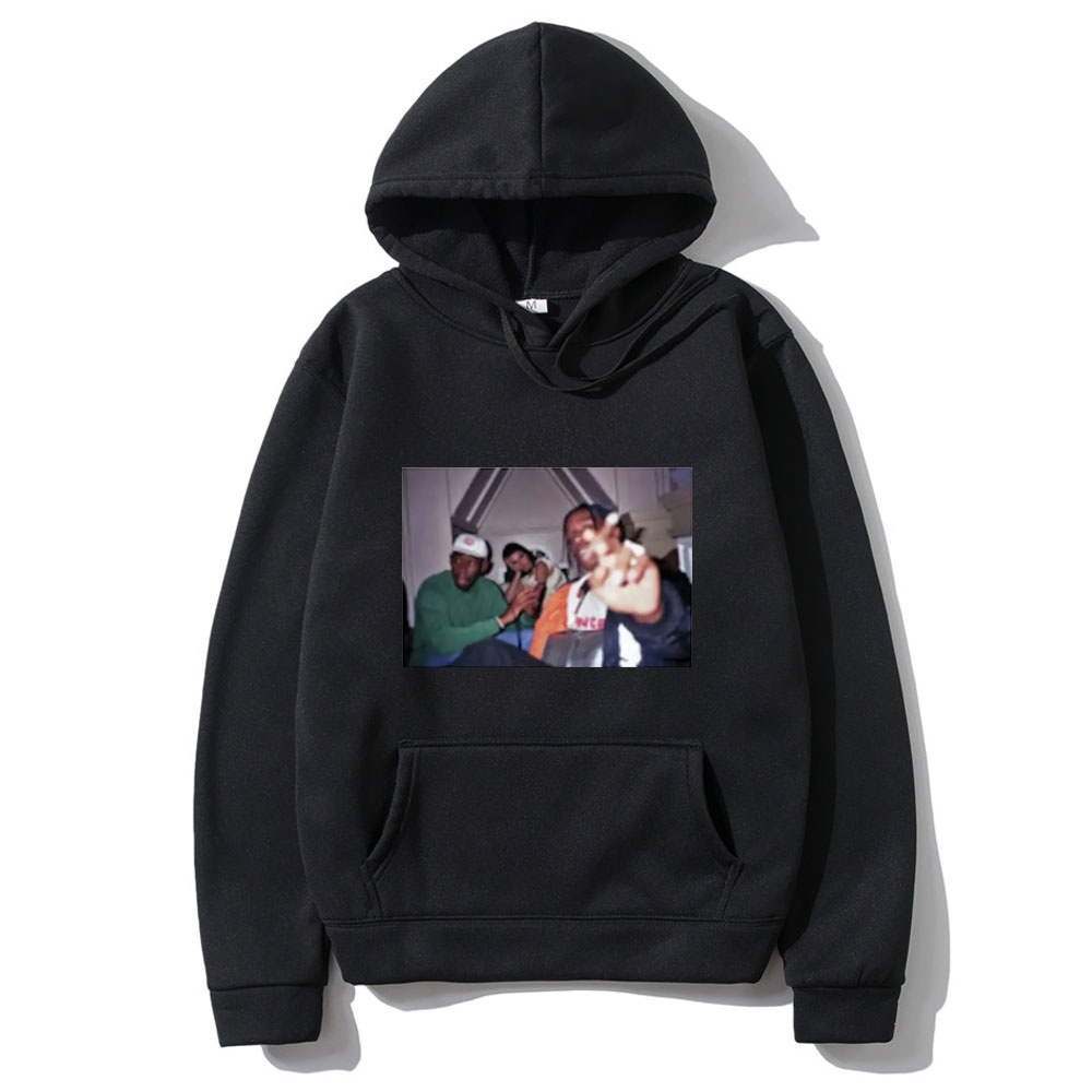 Tyler The Creator Asap Rocky Rap Singer Men Classic Black Hoodie Mens ...