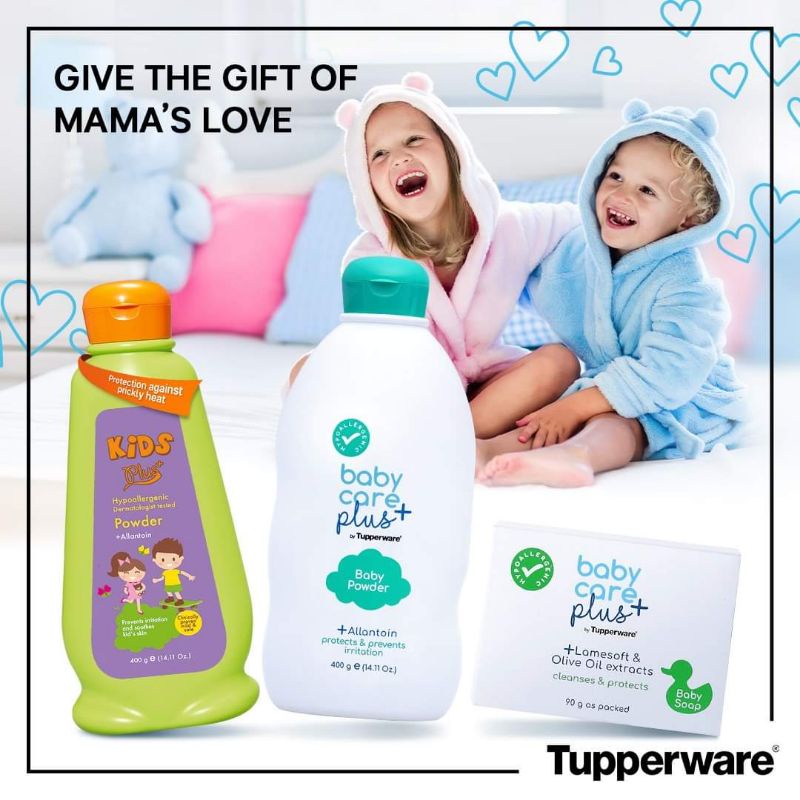 Kids Plus+ Powder Green/Baby Care Plus+White 400g | Shopee Philippines