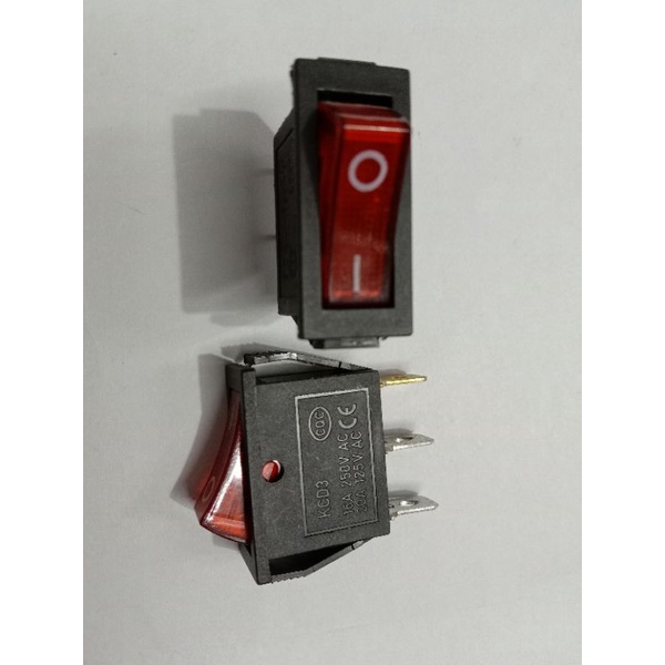 SeeSaw Switch 3pins with Light KCD 3 | Shopee Philippines