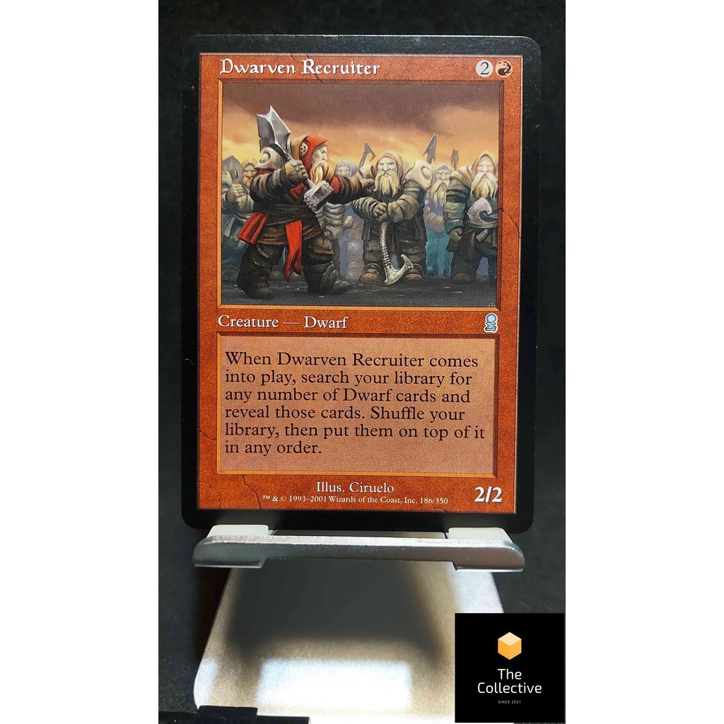 Magic the Gathering - MTG Card Game - Dwarven Recruiter - ODY [RED ...