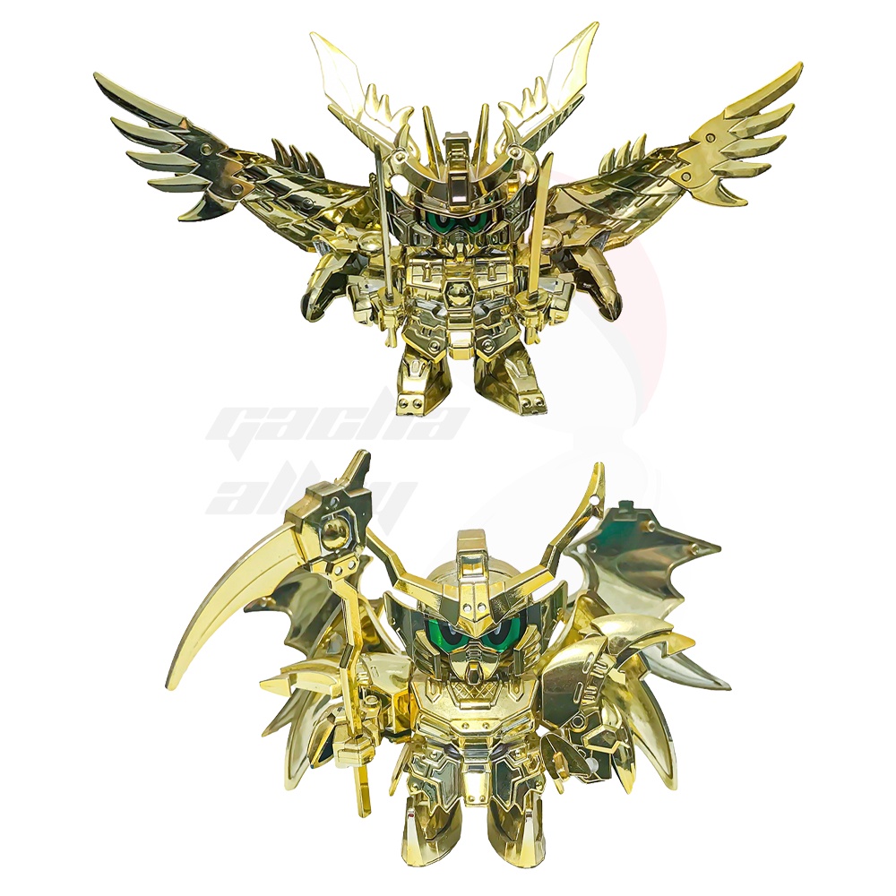 Bandai SD BB Senshi Musha Gundam Deathscythe & Wing Zero Gold ...