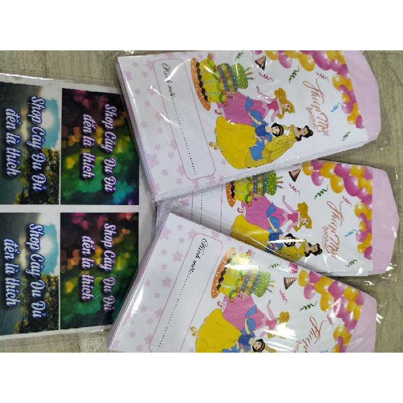 Combo of 10 stacks of birthday invitations (100 sheets) | Shopee ...