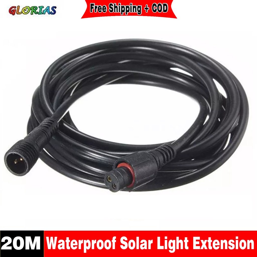 Waterproof Solar Extension Cable 2/3/4 Pin 22AWG Extension Lead ...