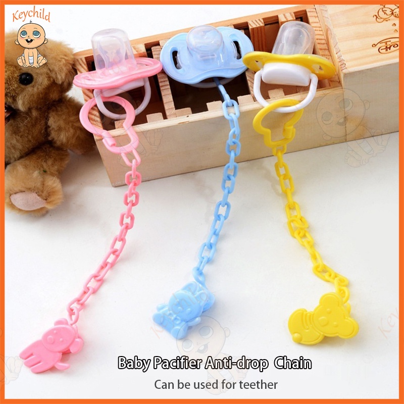 【COD】Cartoon Animals Baby Pacifier Clips Nipple Safe Chain Holders ...