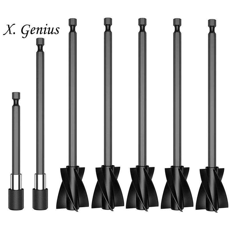 5Pcs Resin Mixer Paddles with 2 Extension Rods, Epoxy Mixer Attachment ...