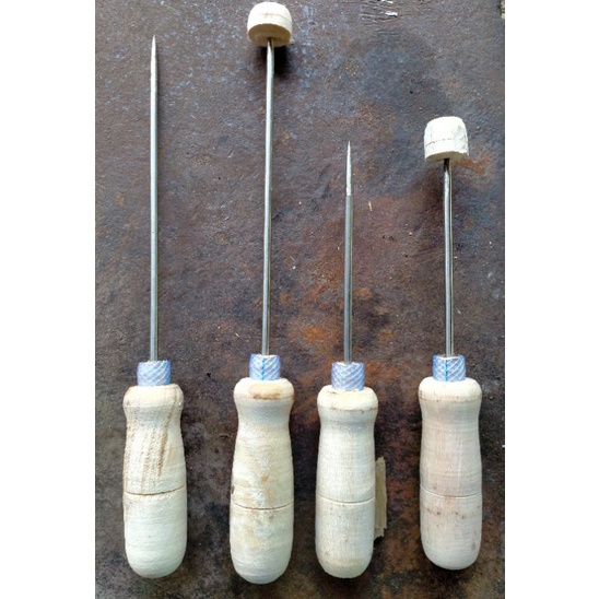 Stainless Steel Ice Pick with Wooden Handle.l | Shopee Philippines