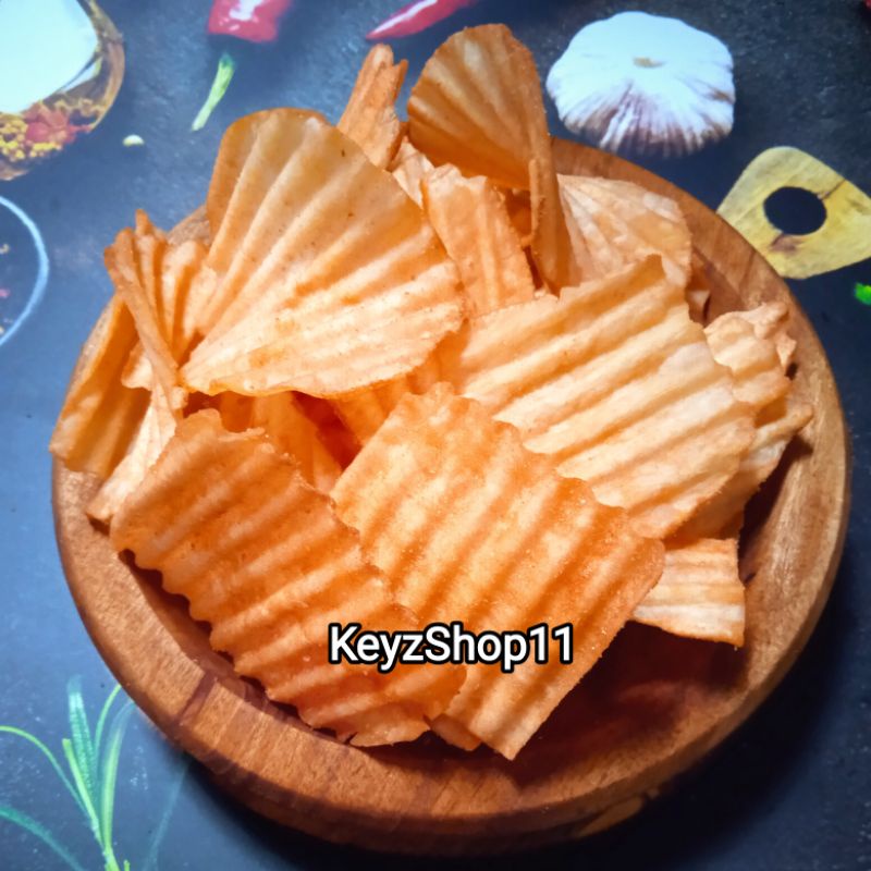 Chuba balado chips / keju / roasted cassava balado TES | Shopee Philippines