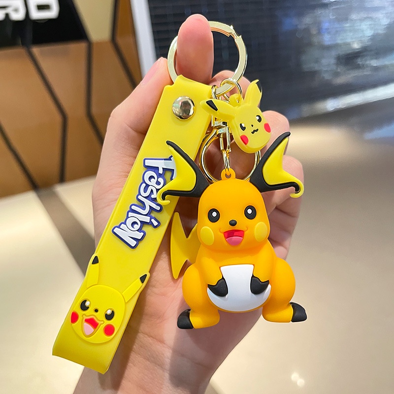 Pokemon Keychain Anime Figure Pendant KeyBuckle Pikachu Anime Figure ...