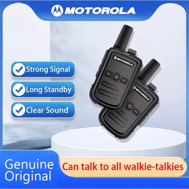 Motorola C51 Walkie Talkie Long Range 10KM Mini UHF Two Way Radio 5W ...