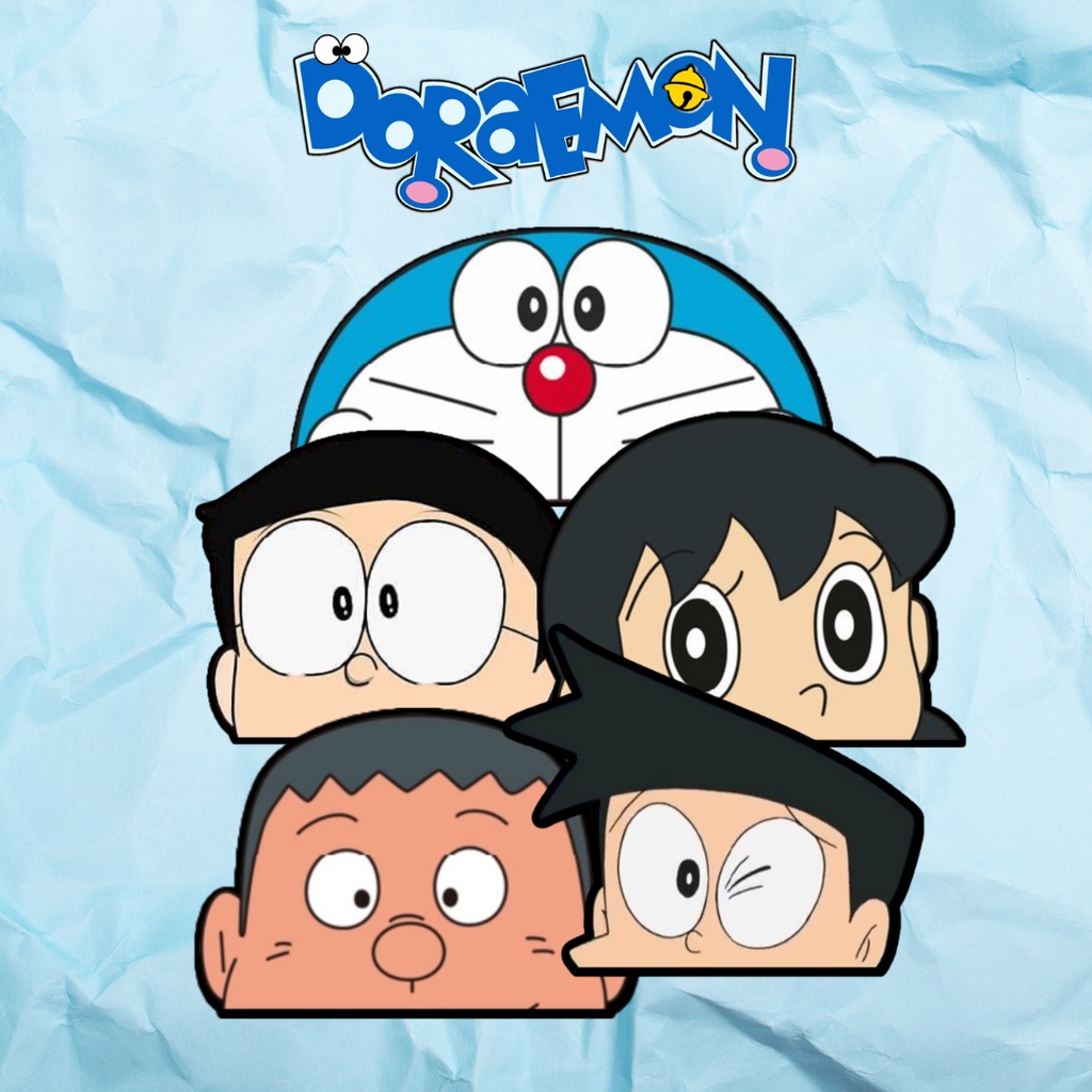 Doraemon Peelker Sticker 3 INCHES with freebies Vinyl Laminated High ...