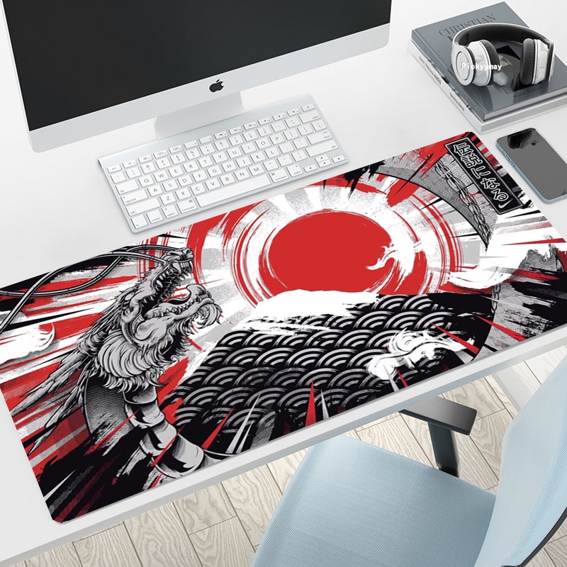 Large Mousepad Gamer Mousepads Keyboard Mat Desk Rug Japanese Style ...